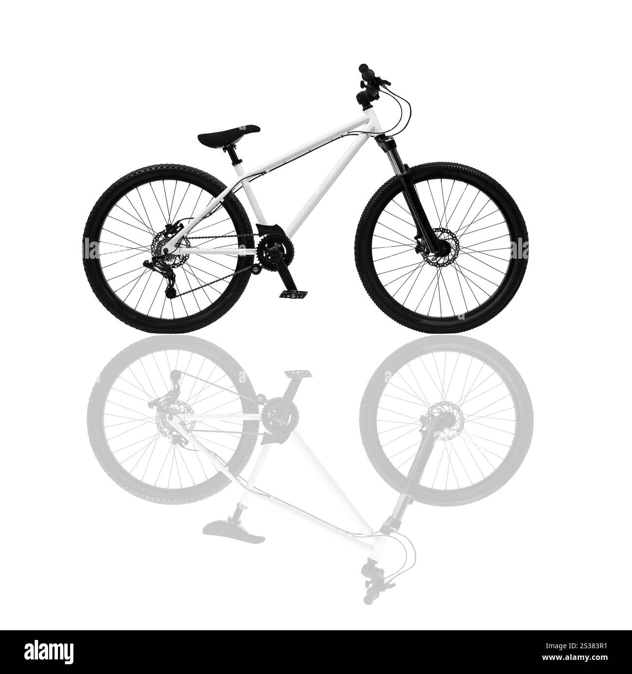 mountain bike isolated on white background. mountain bike Stock Photo ...