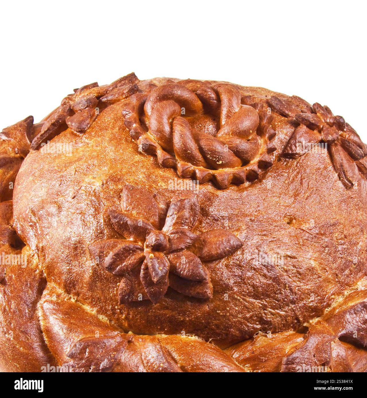national bread isolated on white background. national bread Stock Photo ...