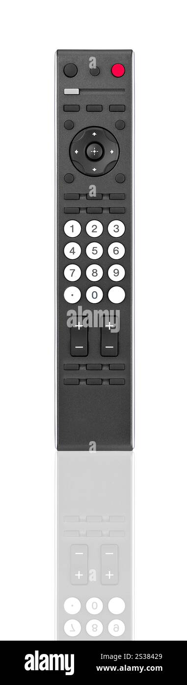 TV remote control isolated on white background. TV remote control ...