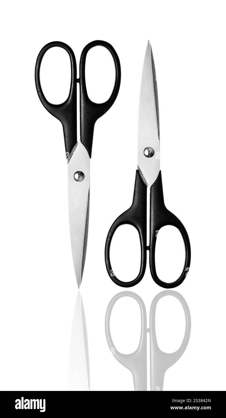 pair of scissors isolated on white background. pair of scissors Stock ...