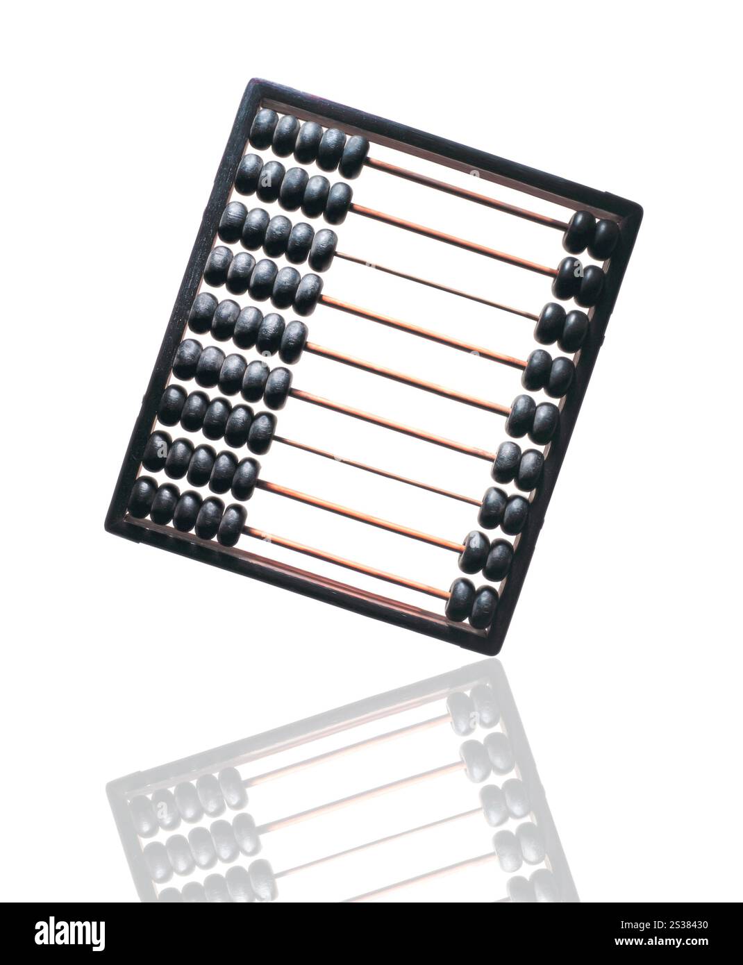 Wooden abacus isolated on white background. Wooden abacus Stock Photo ...