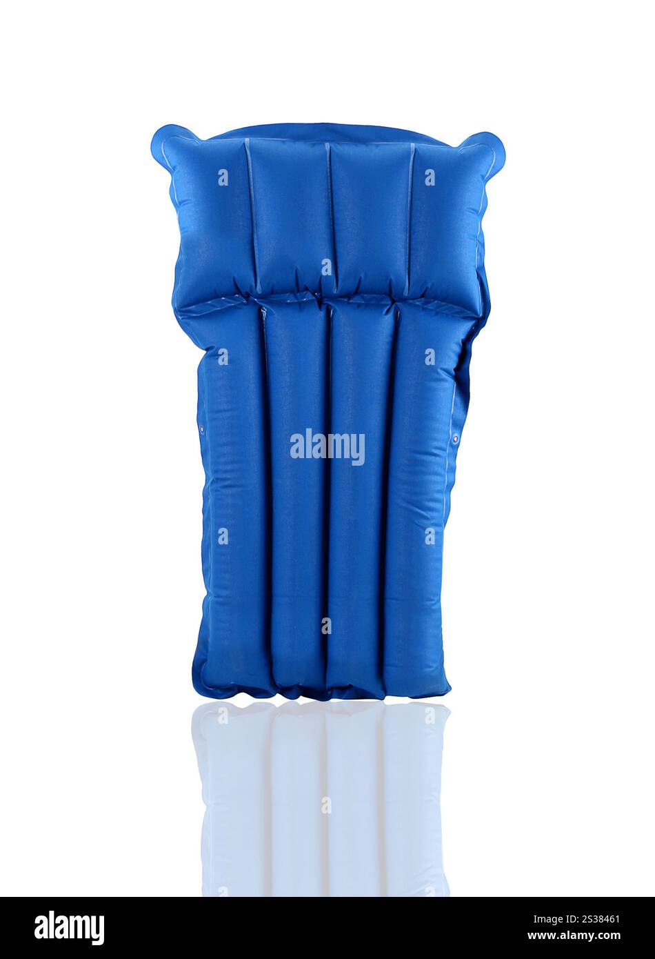 Inflatable beach mattress isolated on white. Inflatable beach mattress ...