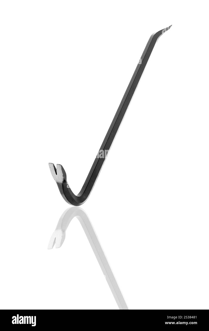crowbar isolated on white background. crowbar isolated on white Stock ...