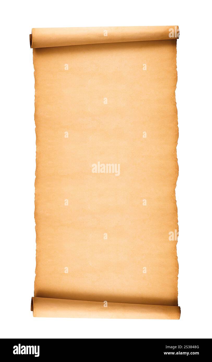 Feather on old paper Cut Out Stock Images & Pictures - Alamy