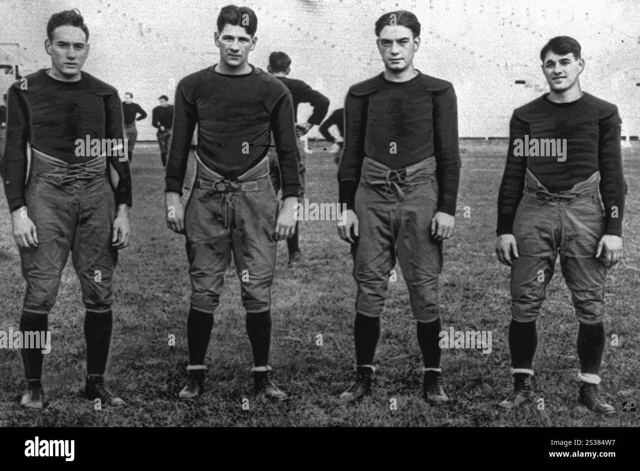 FILE - In this 1924, file photo, Notre Dame's infamous backfield, "The ...