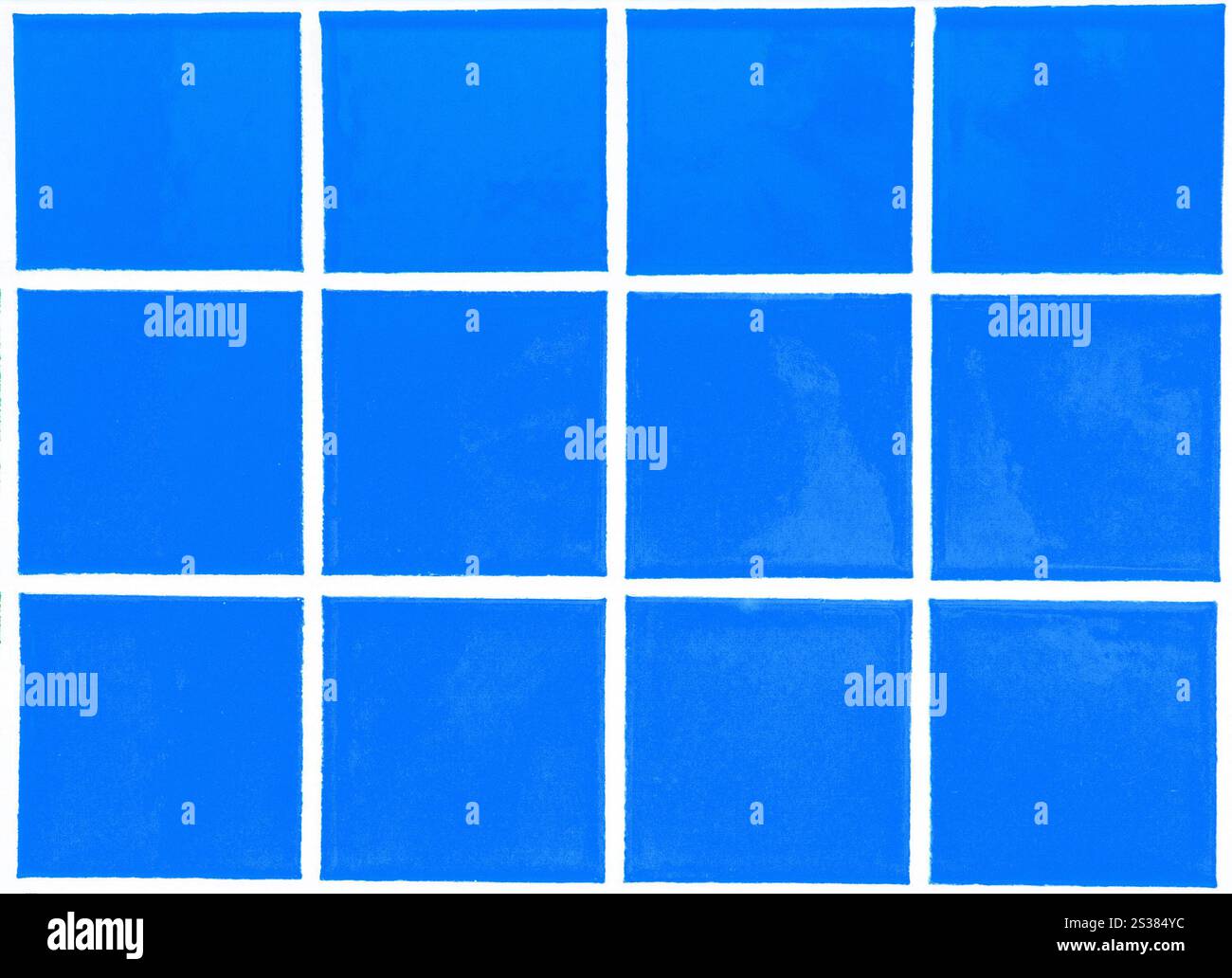 Contemporary blue Tile glossy mosaic Earthenware close up. Contemporary ...