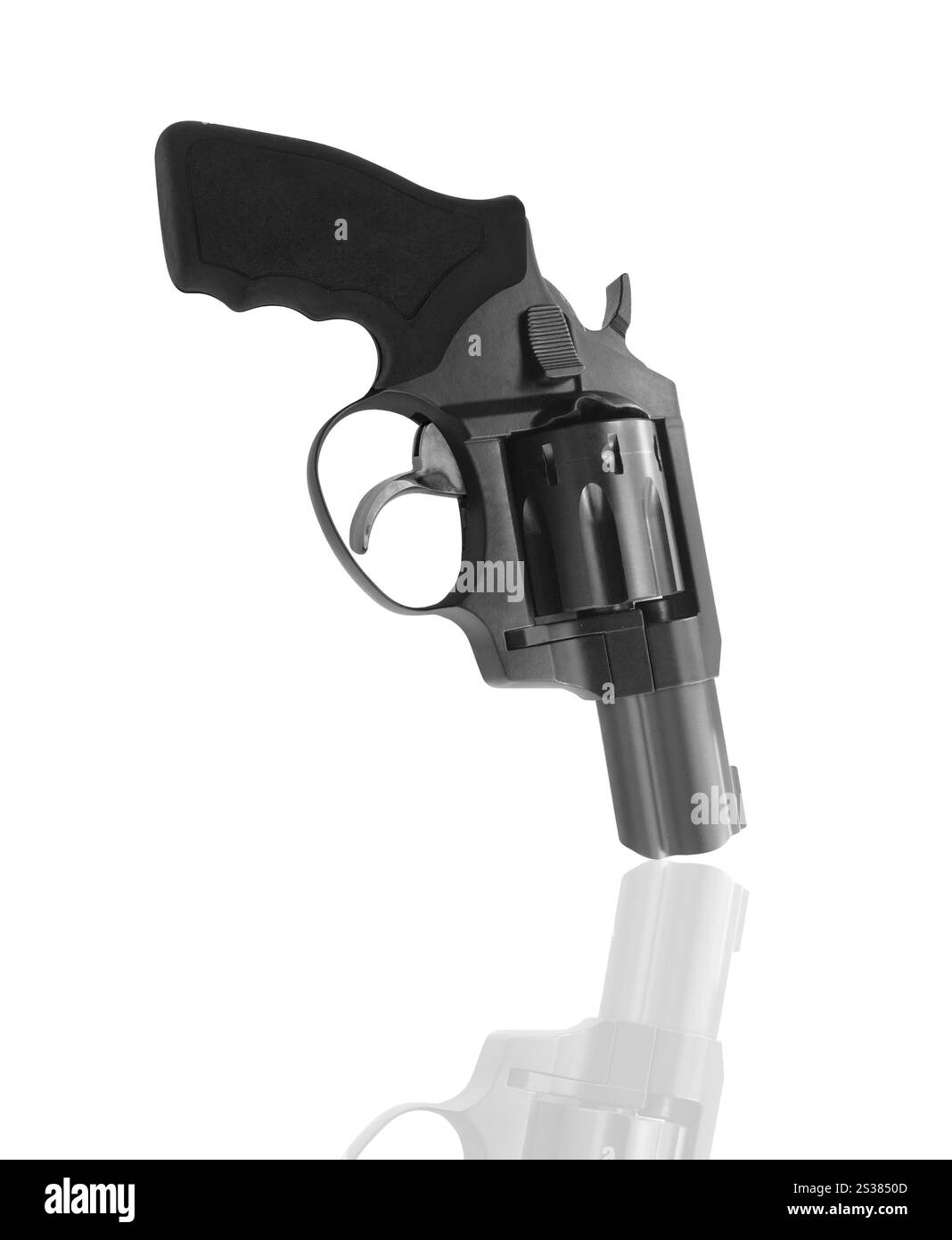 Revolver isolated on white background Stock Photo - Alamy
