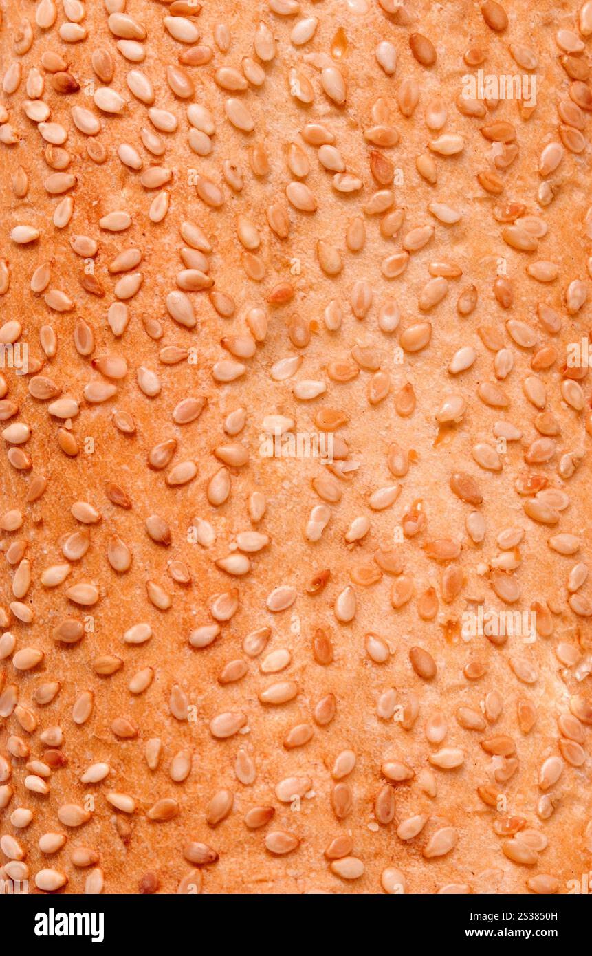 texture of buns with sesame hamburger. buns with sesame hamburger Stock ...