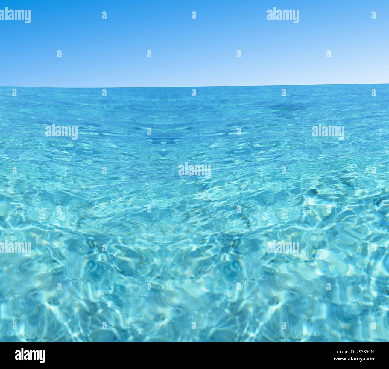 beautiful blue caribbean sea water. beautiful blue sea water Stock ...