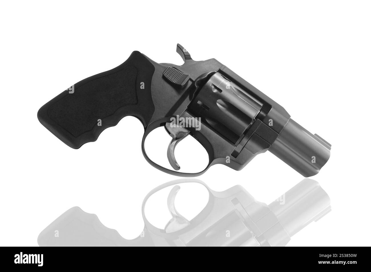 Revolver isolated on white background Stock Photo - Alamy