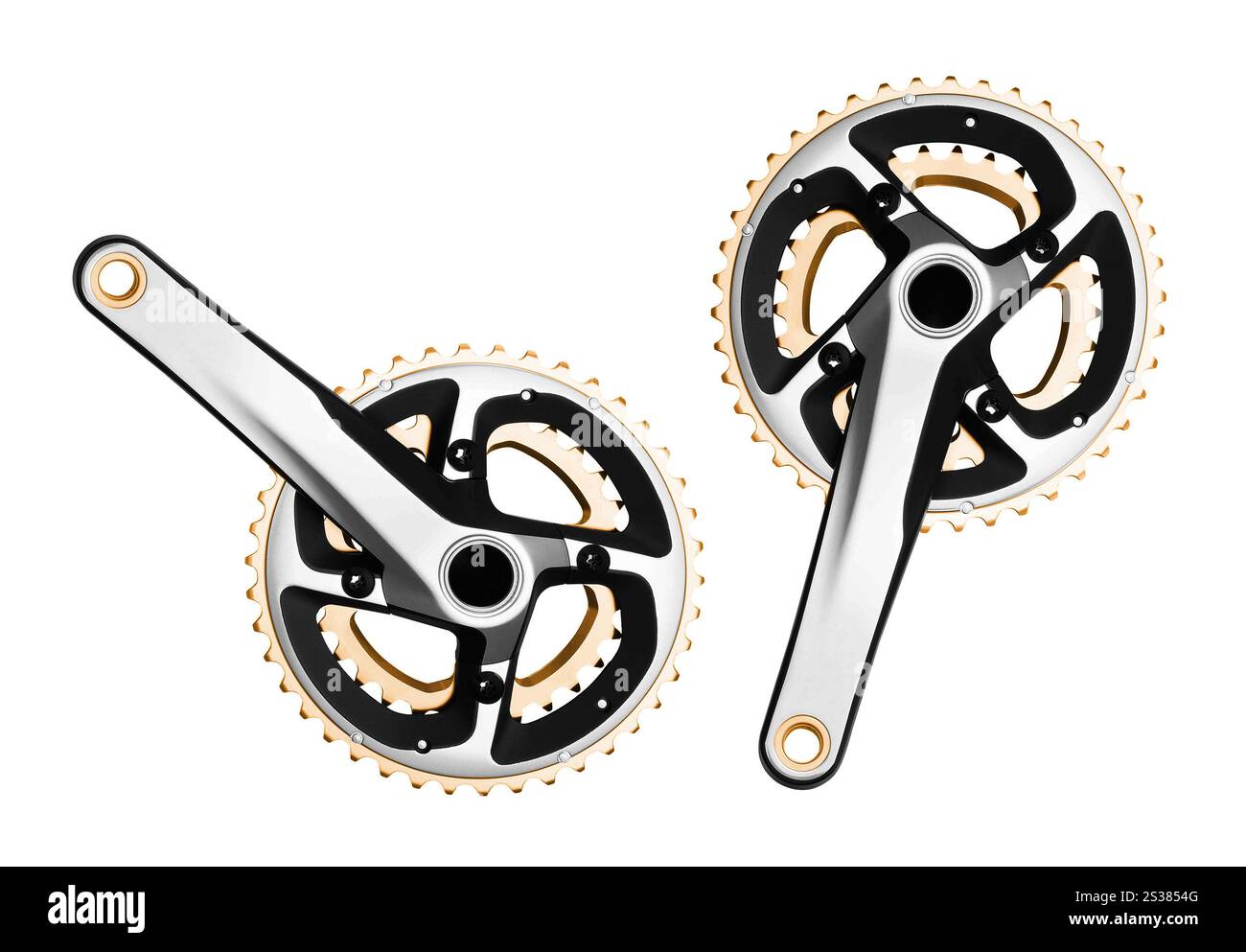 bycicle chainrings isolated on white background. bycicle chainrings ...