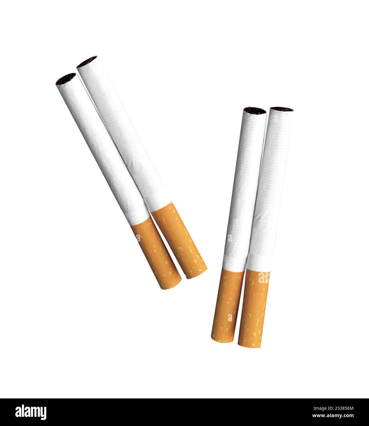 cigarretes isolated on white background Stock Photo - Alamy