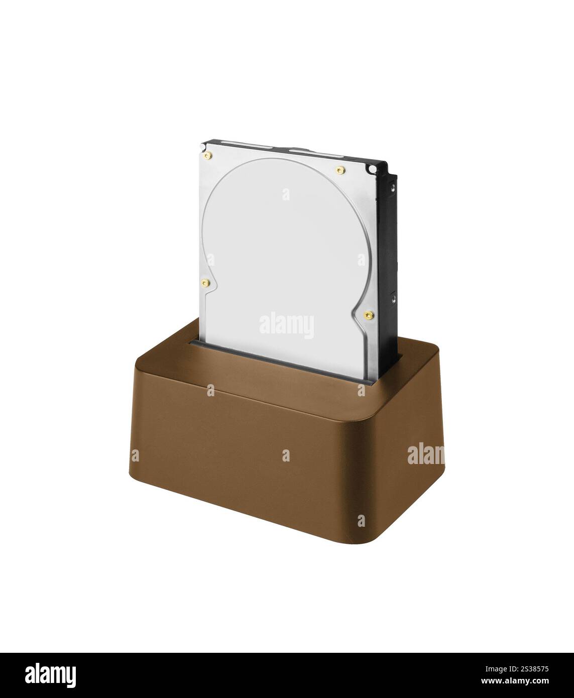 HDD on station isolated on white. HDD on station Stock Photo - Alamy