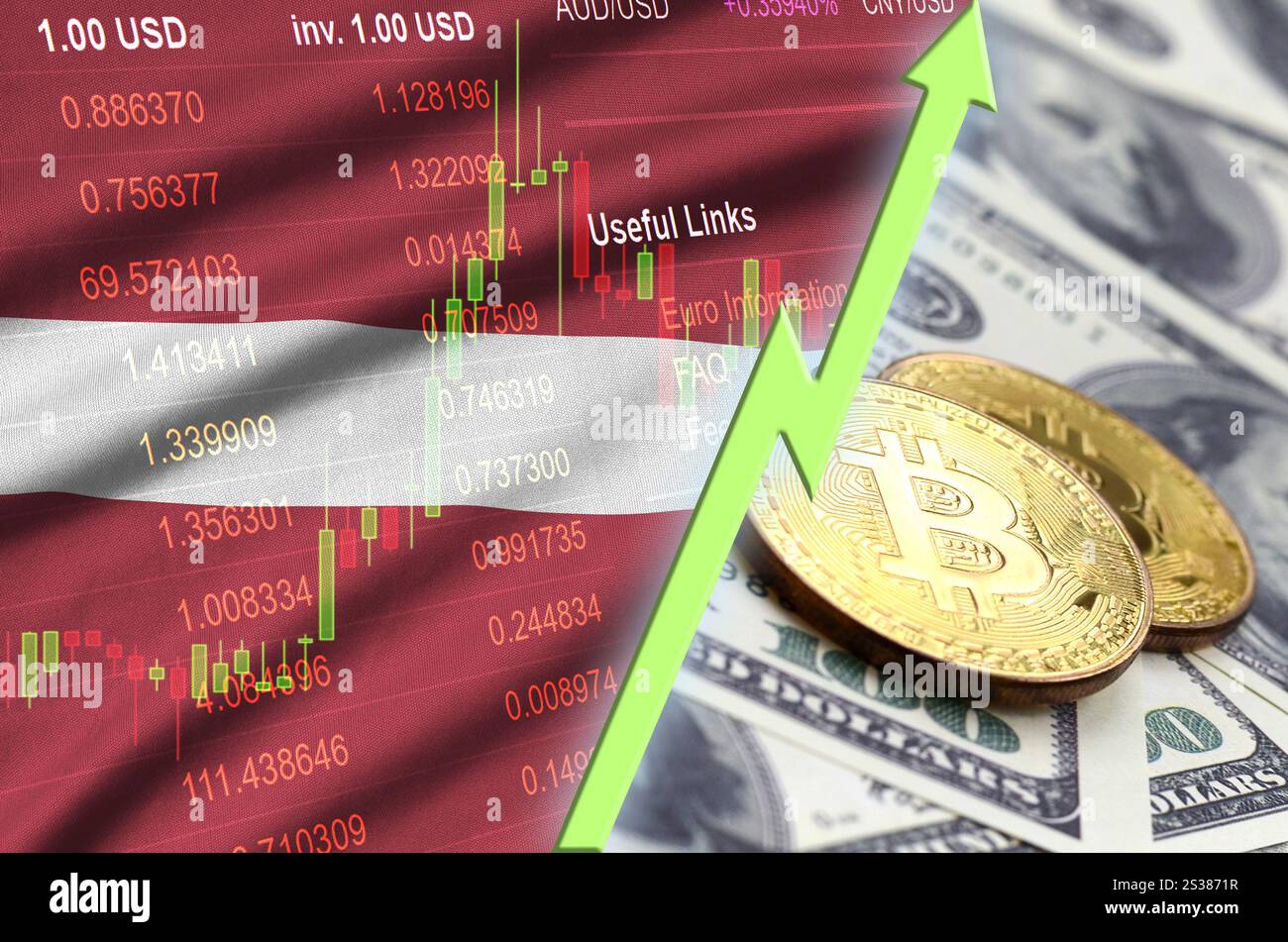 Official flag latvia web hi-res stock photography and images - Alamy