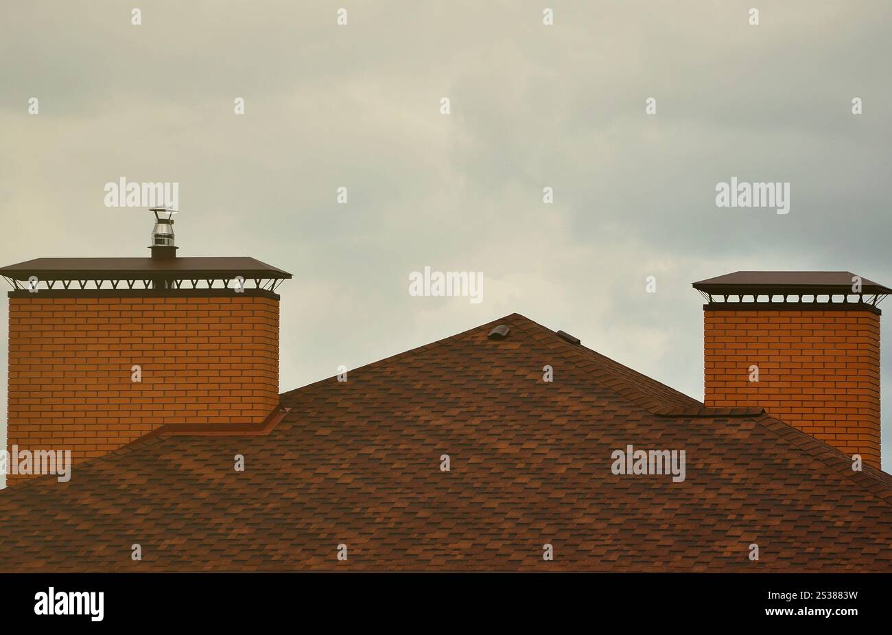 The house is equipped with high-quality roofing of shingles (bitumen ...