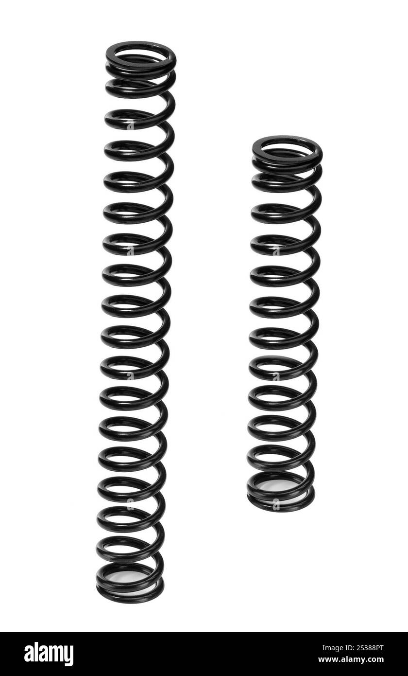 Springs isolated on white background. Springs Stock Photo - Alamy
