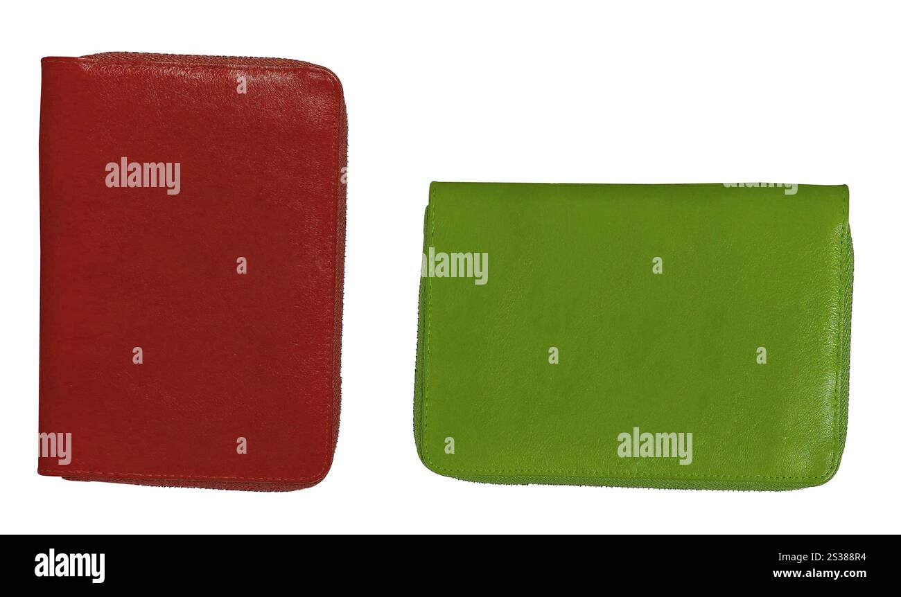 Wallets isolated on white background. Wallets isolated Stock Photo - Alamy