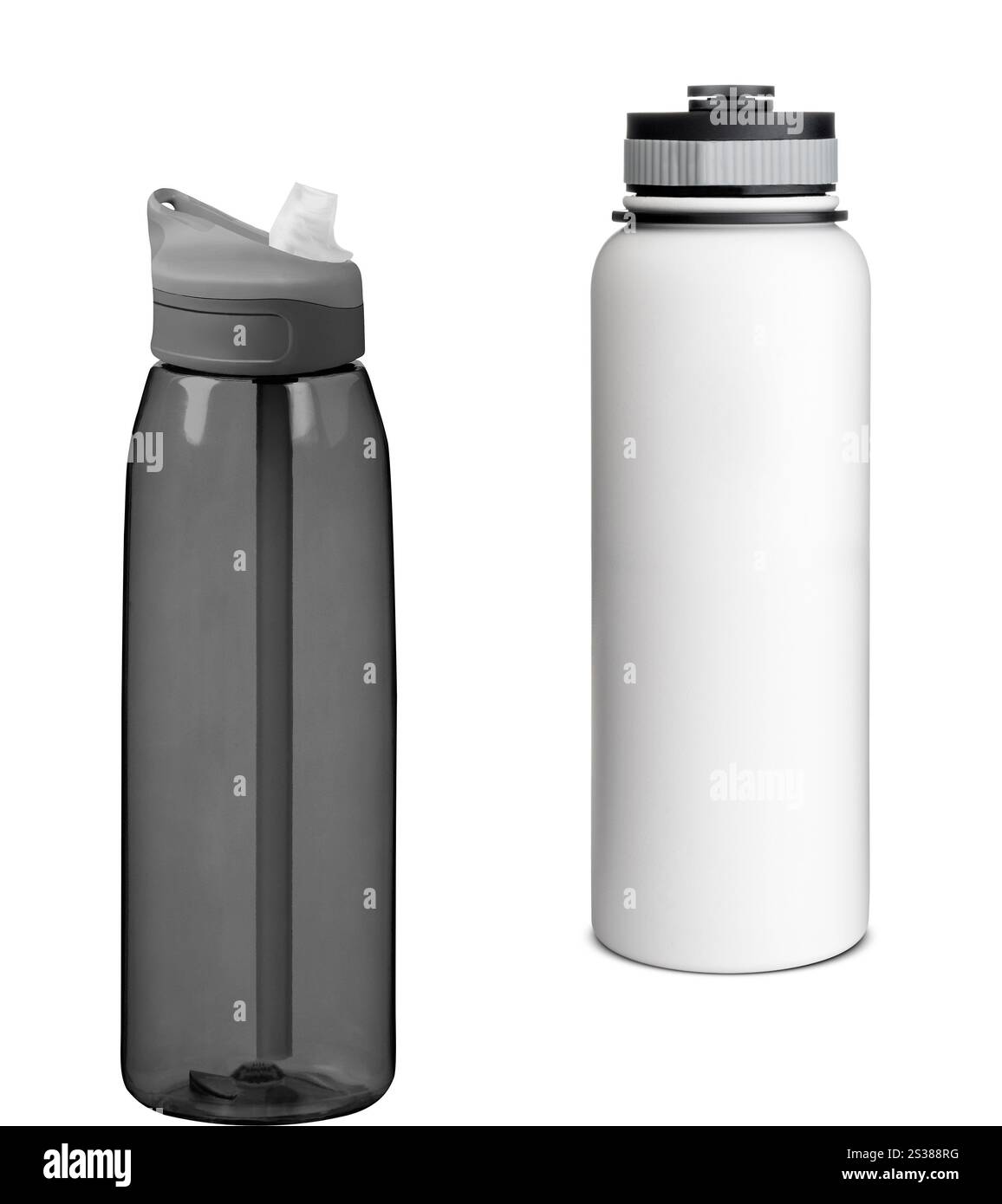 Plastic bottles isolated on white background. Plastic bottles Stock ...