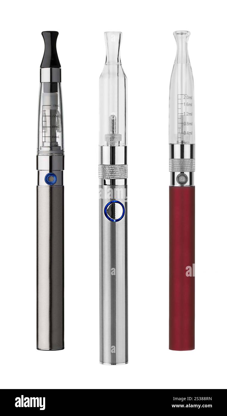 electronic cigarettes isolated on white background. electronic ...