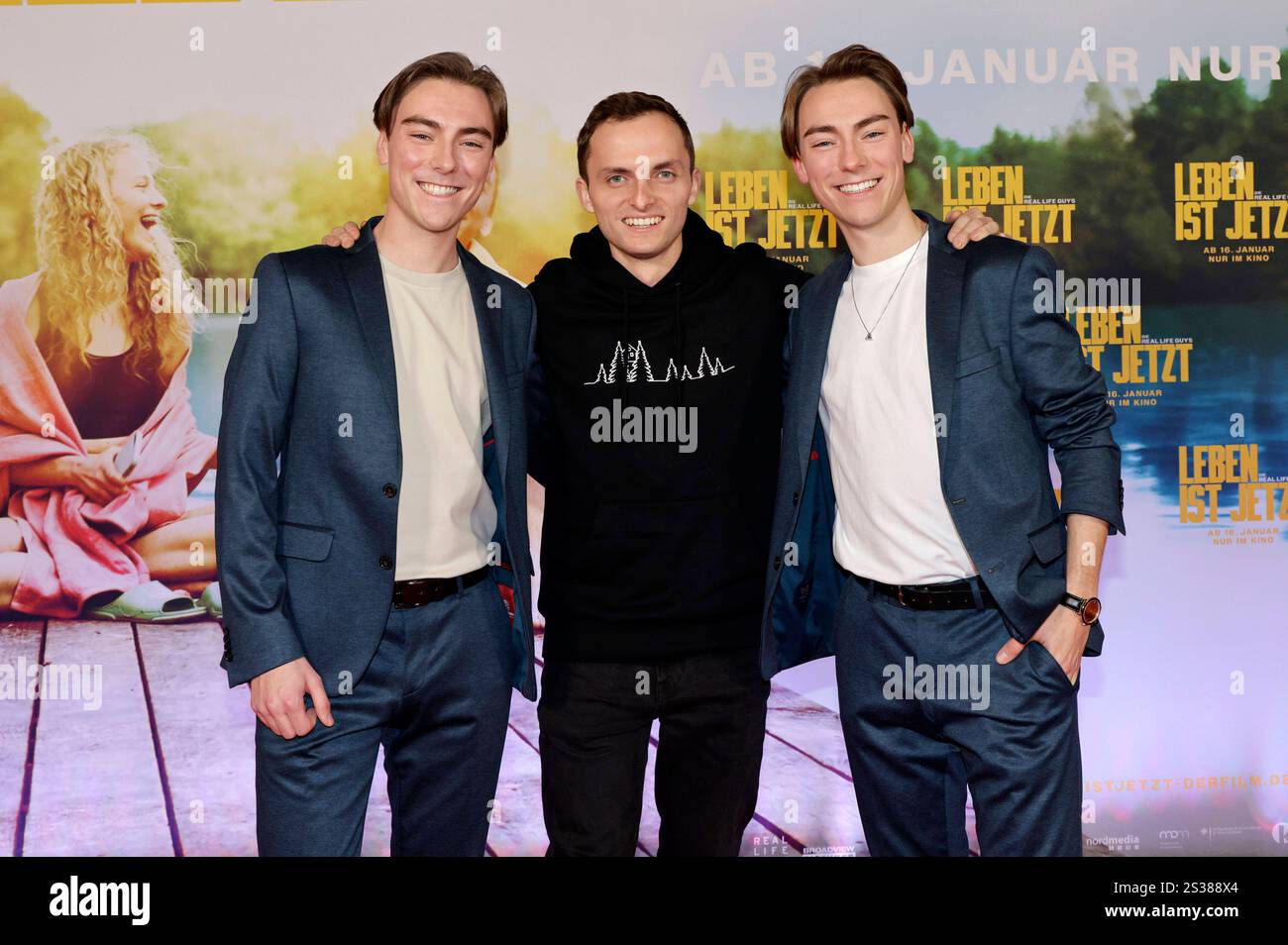 Anton Fuchs, Johannes Mickenbecker und Richard Fuchs bei der Premiere ...
