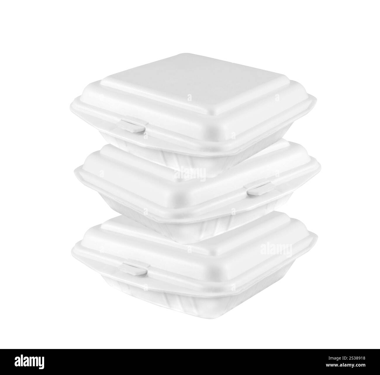 white foam boxes isolated on white background. white foam boxes Stock ...