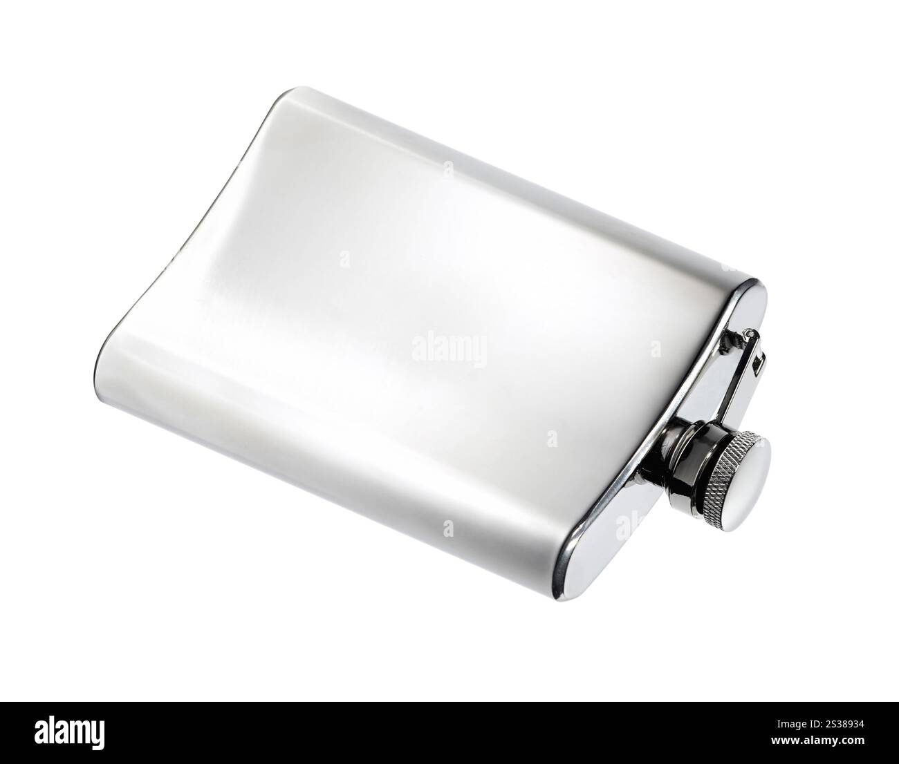 Flat metal flask on hi-res stock photography and images - Alamy