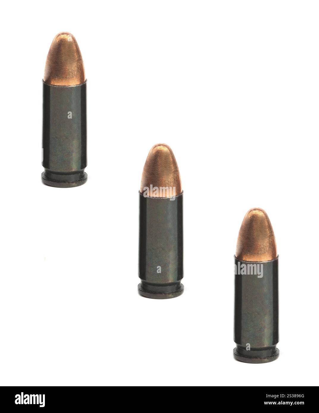 Close up 9mm gun Cut Out Stock Images & Pictures - Alamy