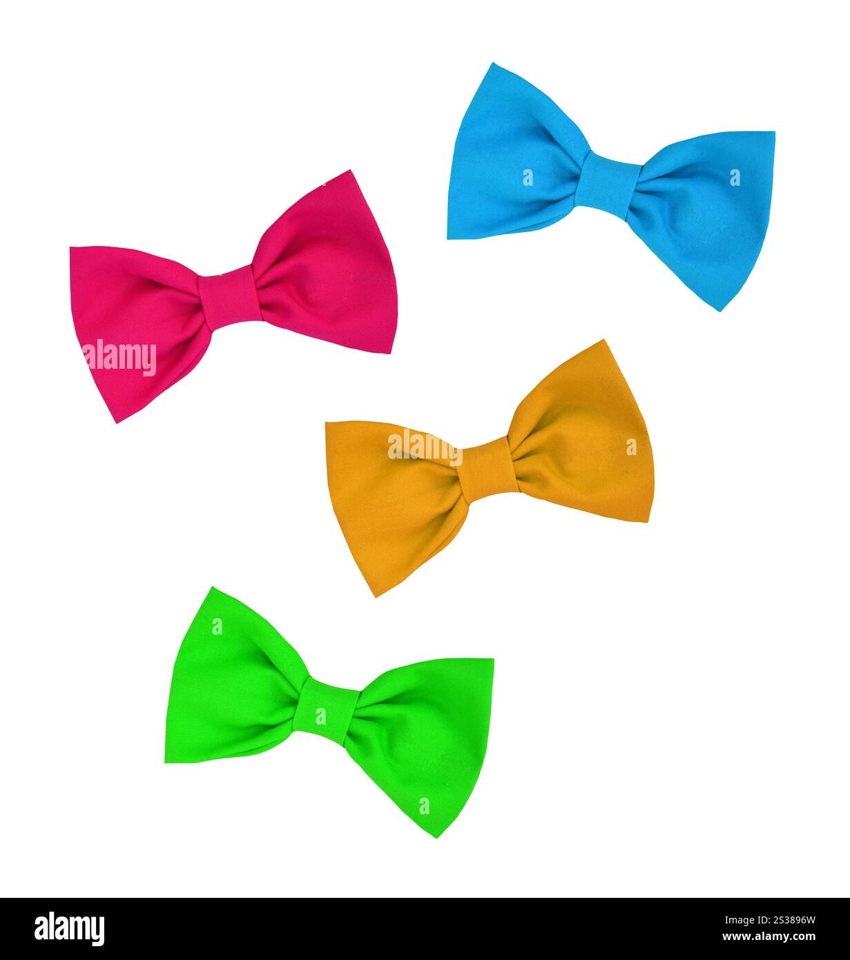 Set of bows isolated on white background. Set of bows Stock Photo - Alamy