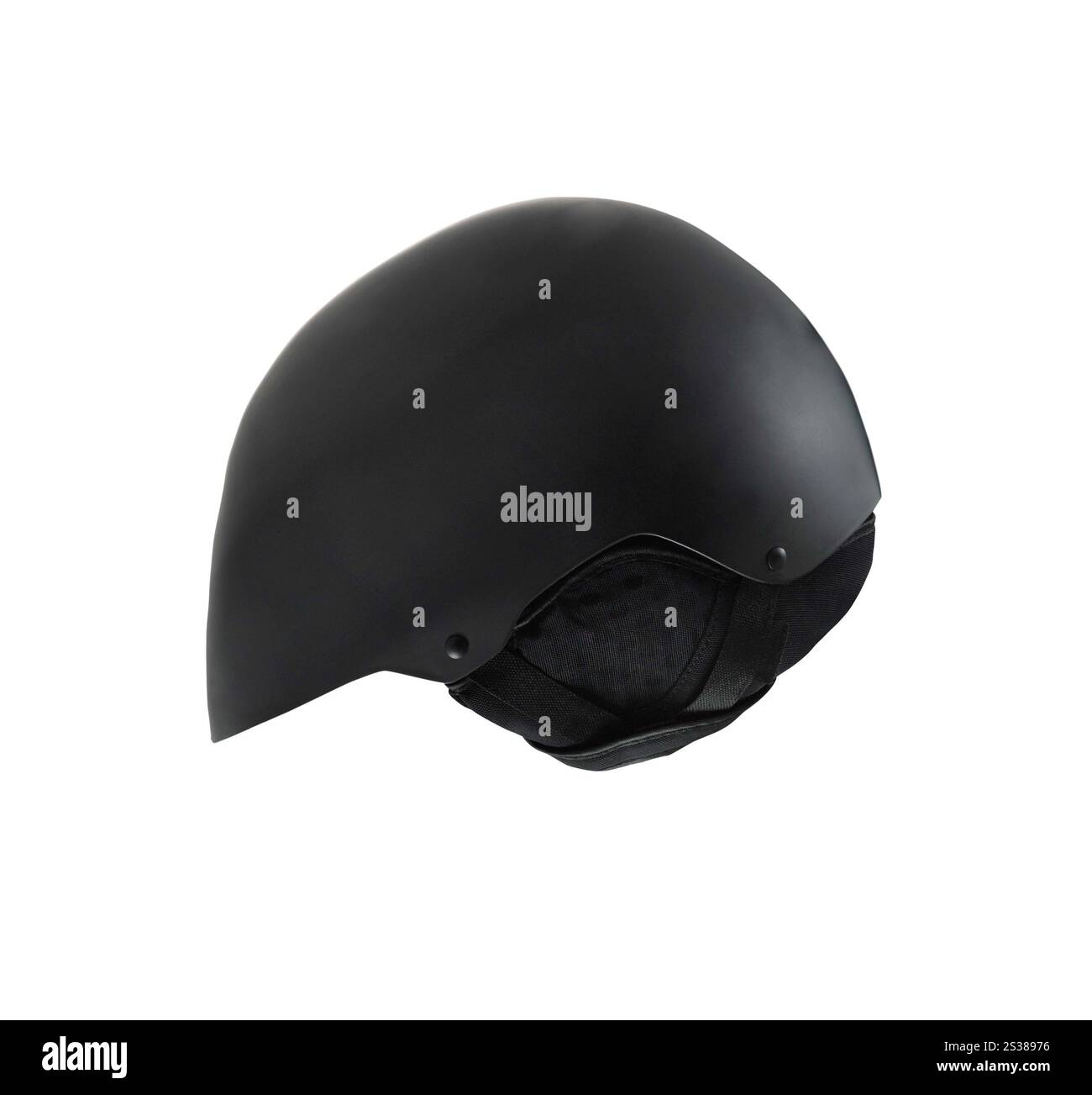 Black open face motorcycle helmet isolated on white background. Black ...