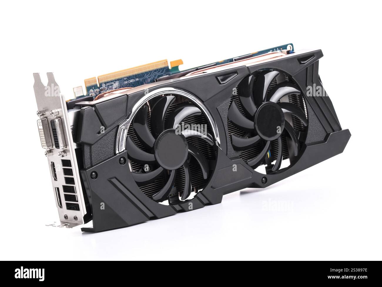 Graphics card isolated on white background. Graphics card isolated ...