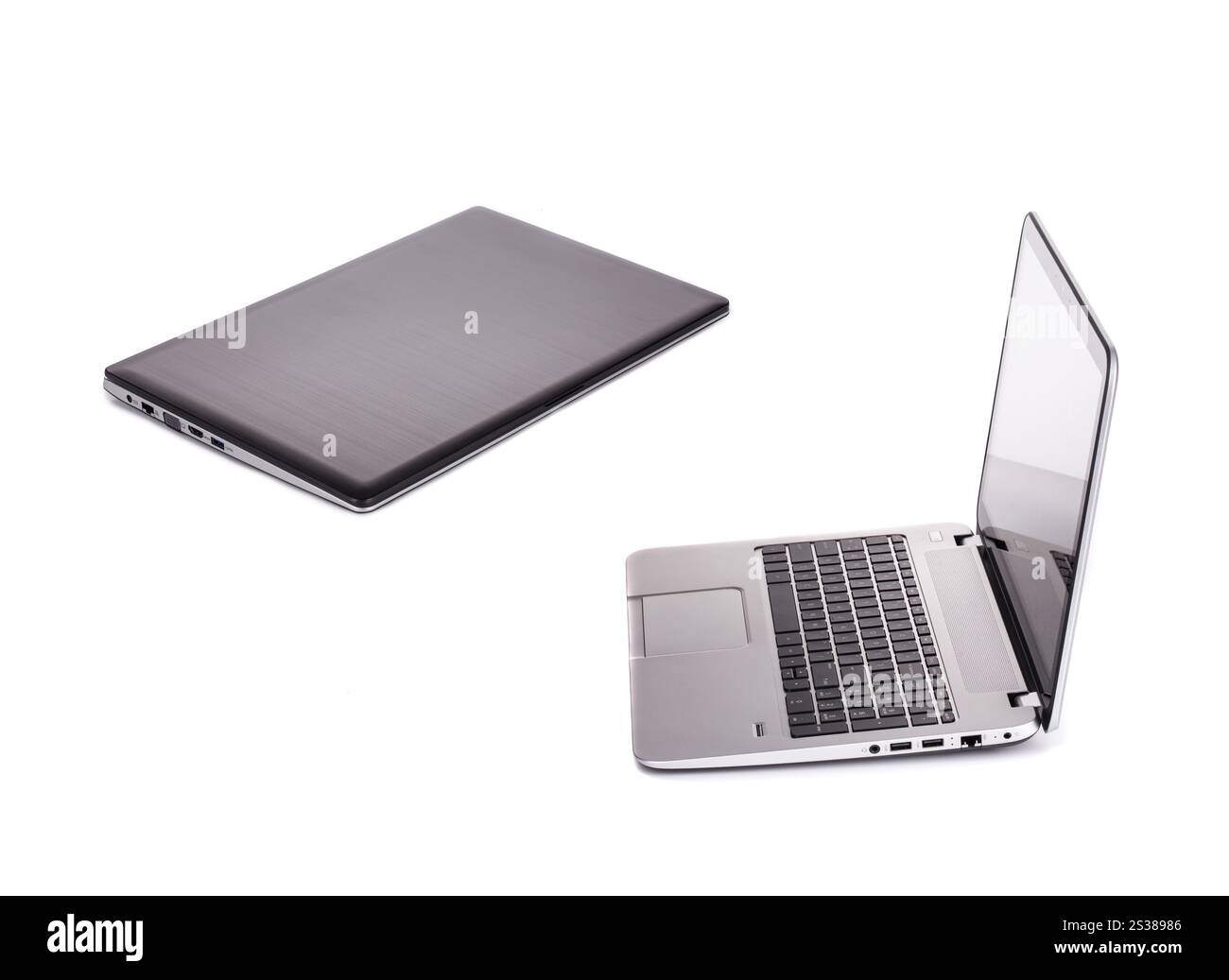 laptops isolated on white background. laptops Stock Photo - Alamy
