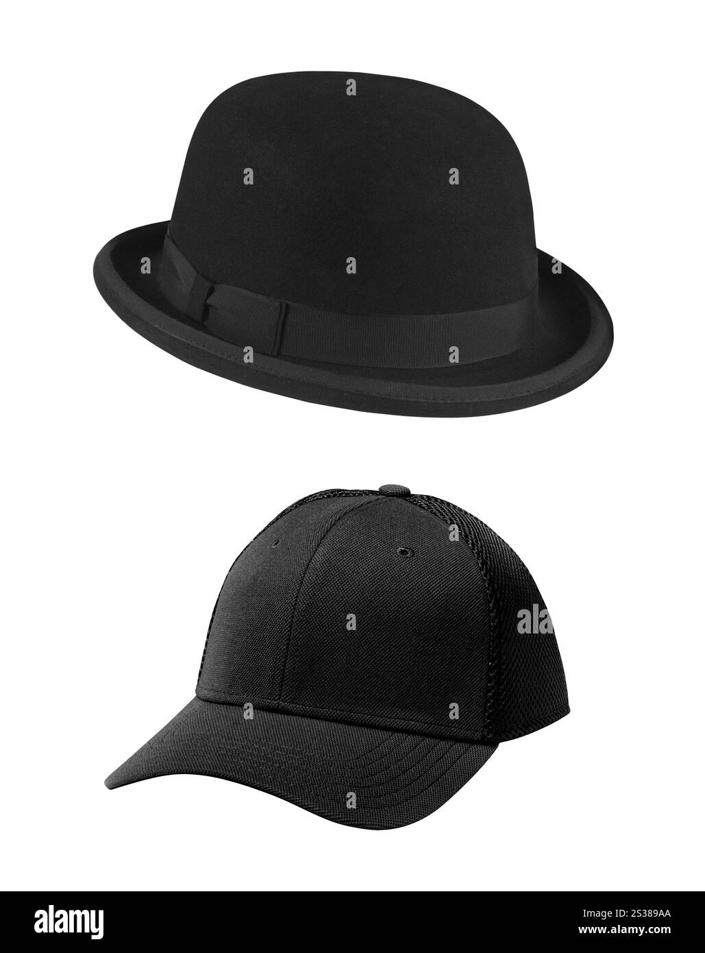 Modern fashion hat Black and White Stock Photos & Images - Alamy