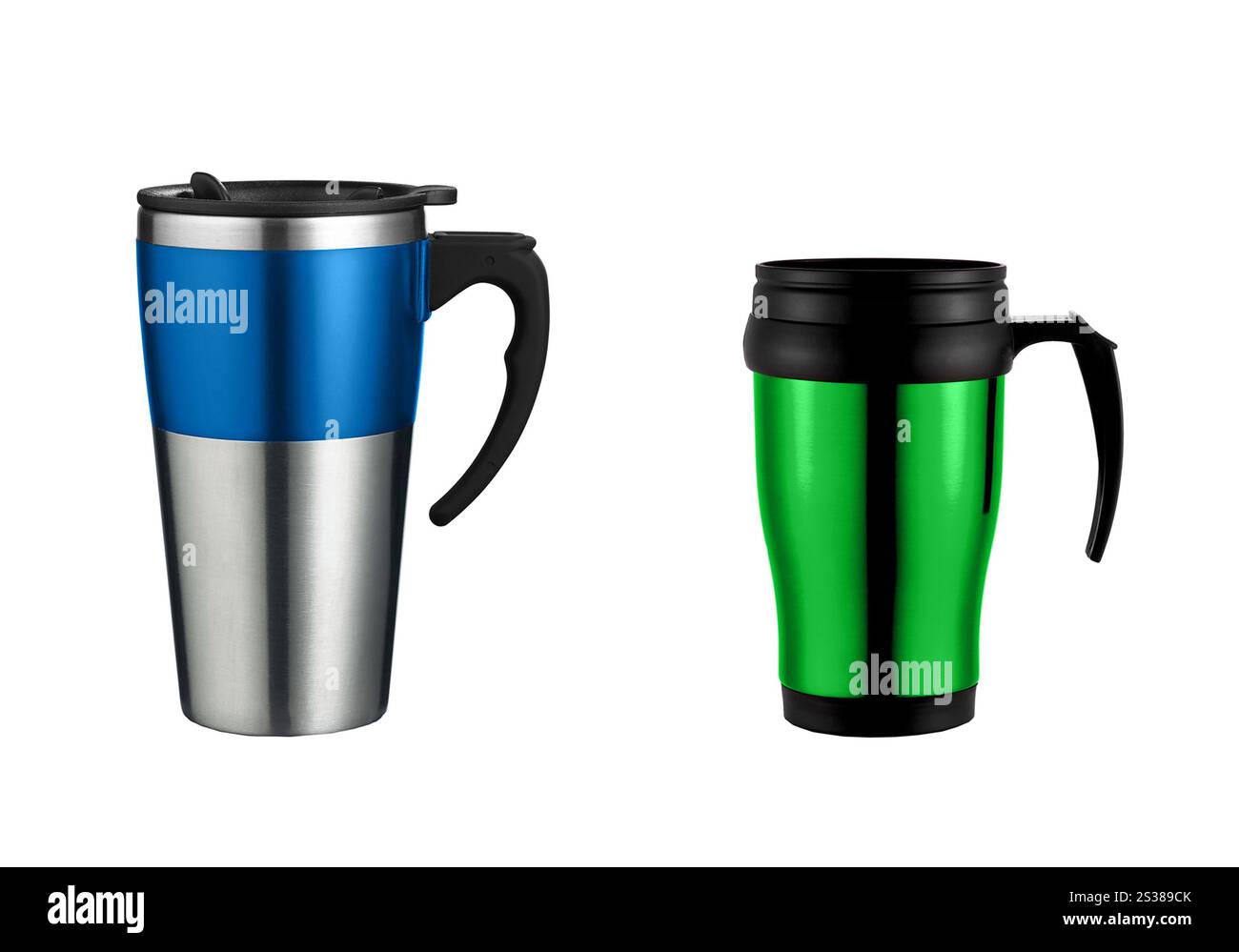 Thermos isolated on white background. Thermos Stock Photo - Alamy