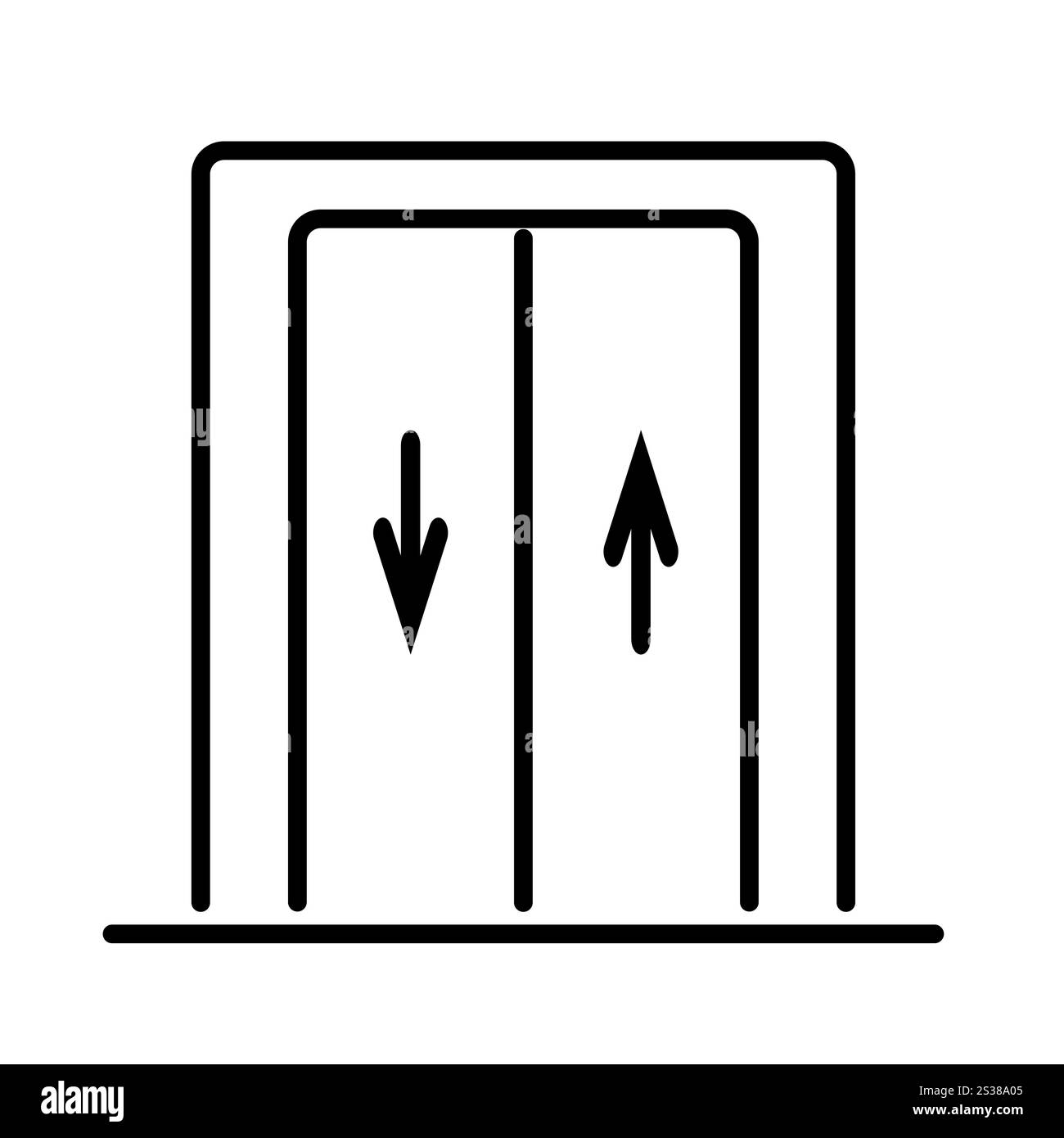Elevator, lift. Vector graphic illustration Stock Vector Image & Art ...