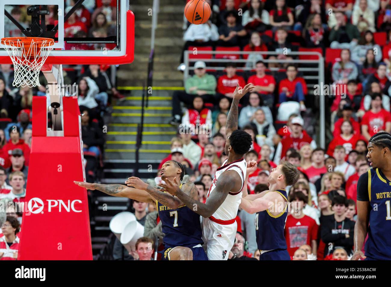 Raleigh, North Carolina, USA. 8th Jan, 2025. North Carolina State ...