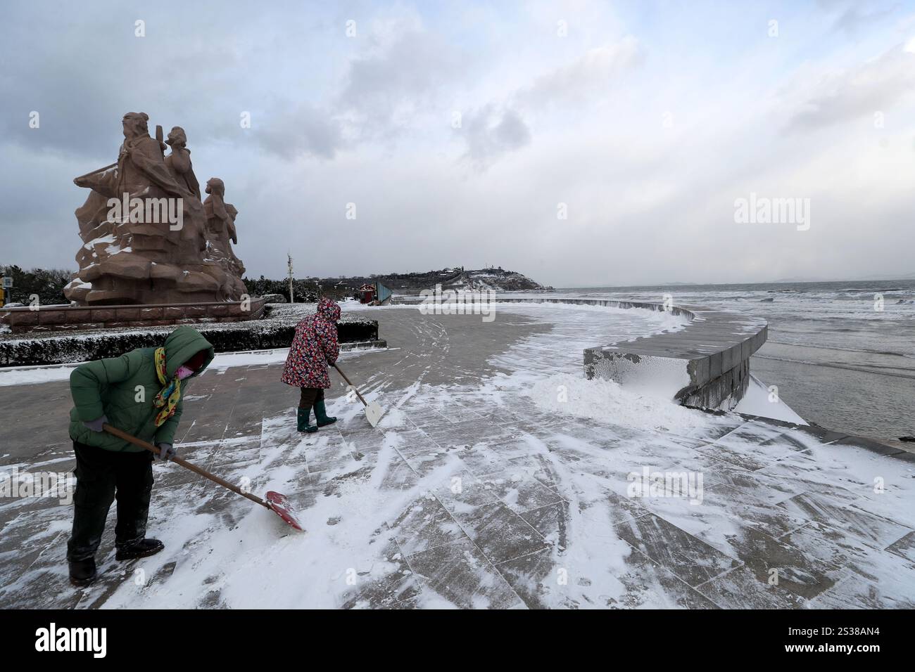 Yantai, China. 09th Jan, 2025. YANTAI, CHINA - JANUARY 9, 2025 ...