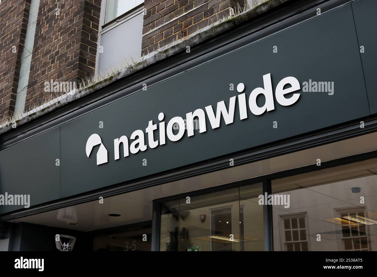General views of the new Nationwide Branding on their Building Society ...