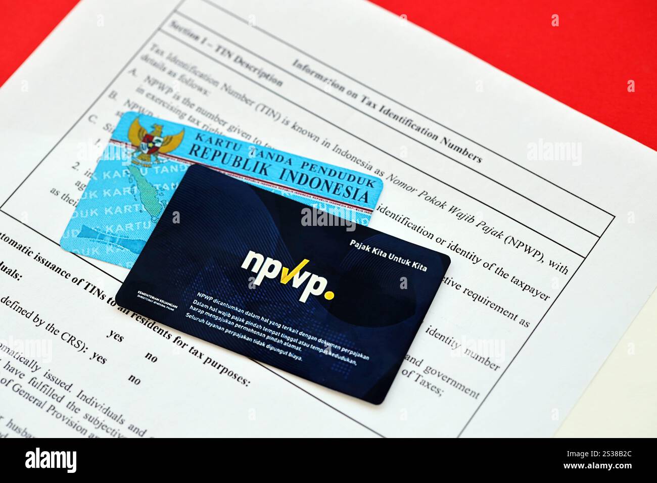 Indonesian NPWP new tax id Number and KTP identity card for taxpayers ...