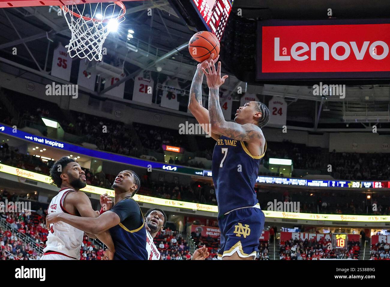 Raleigh, North Carolina, USA. 8th Jan, 2025. Notre Dame Fighting Irish ...