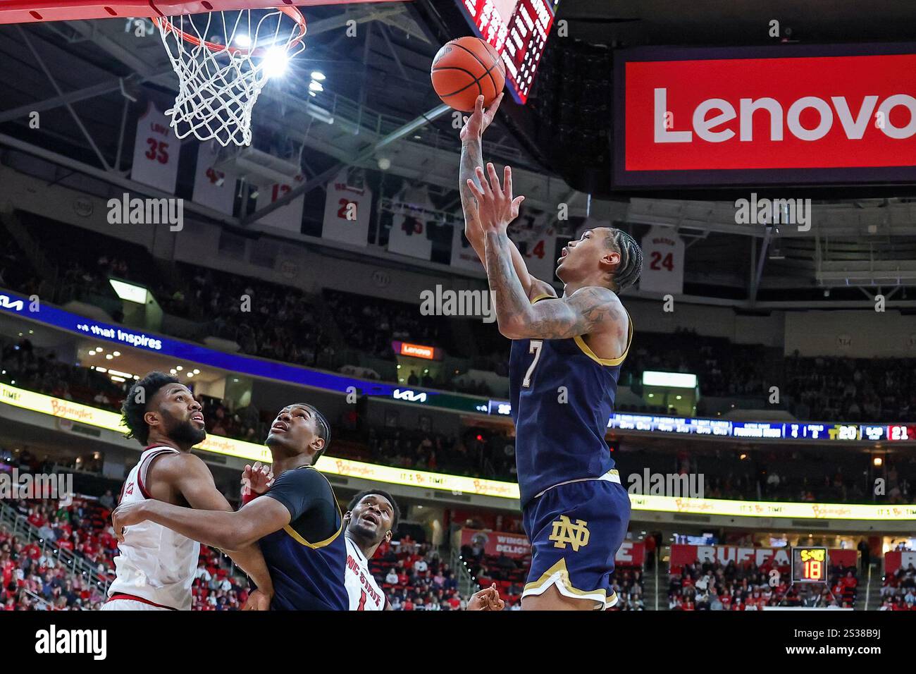 Raleigh, North Carolina, USA. 8th Jan, 2025. Notre Dame Fighting Irish ...