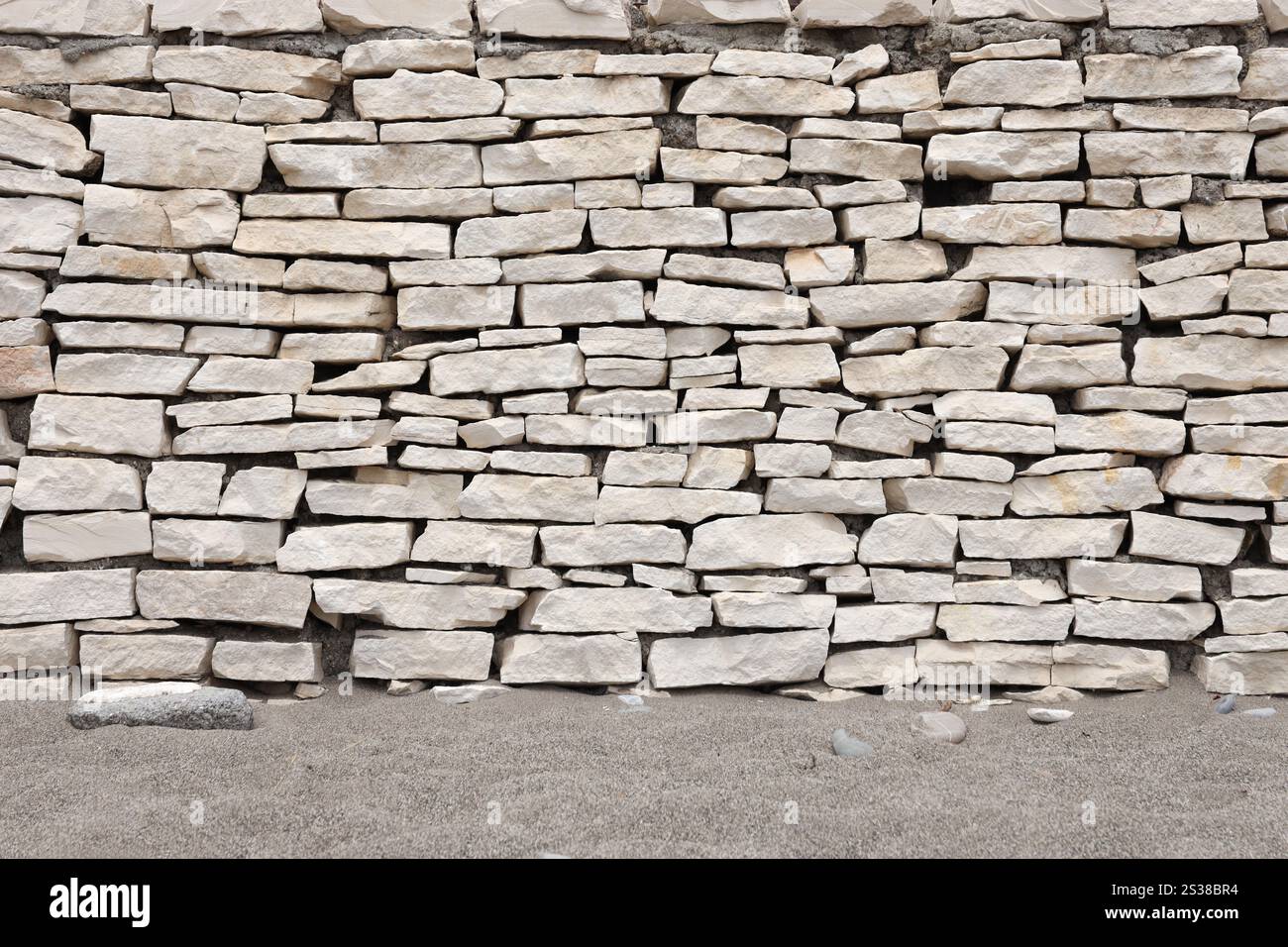 Texture of a stone wall background. Part of a stone fortress or castle ...