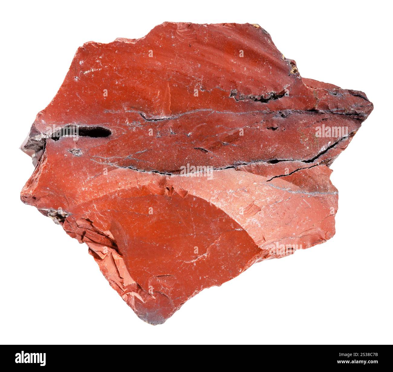 close up of sample of natural stone from geological collection ...