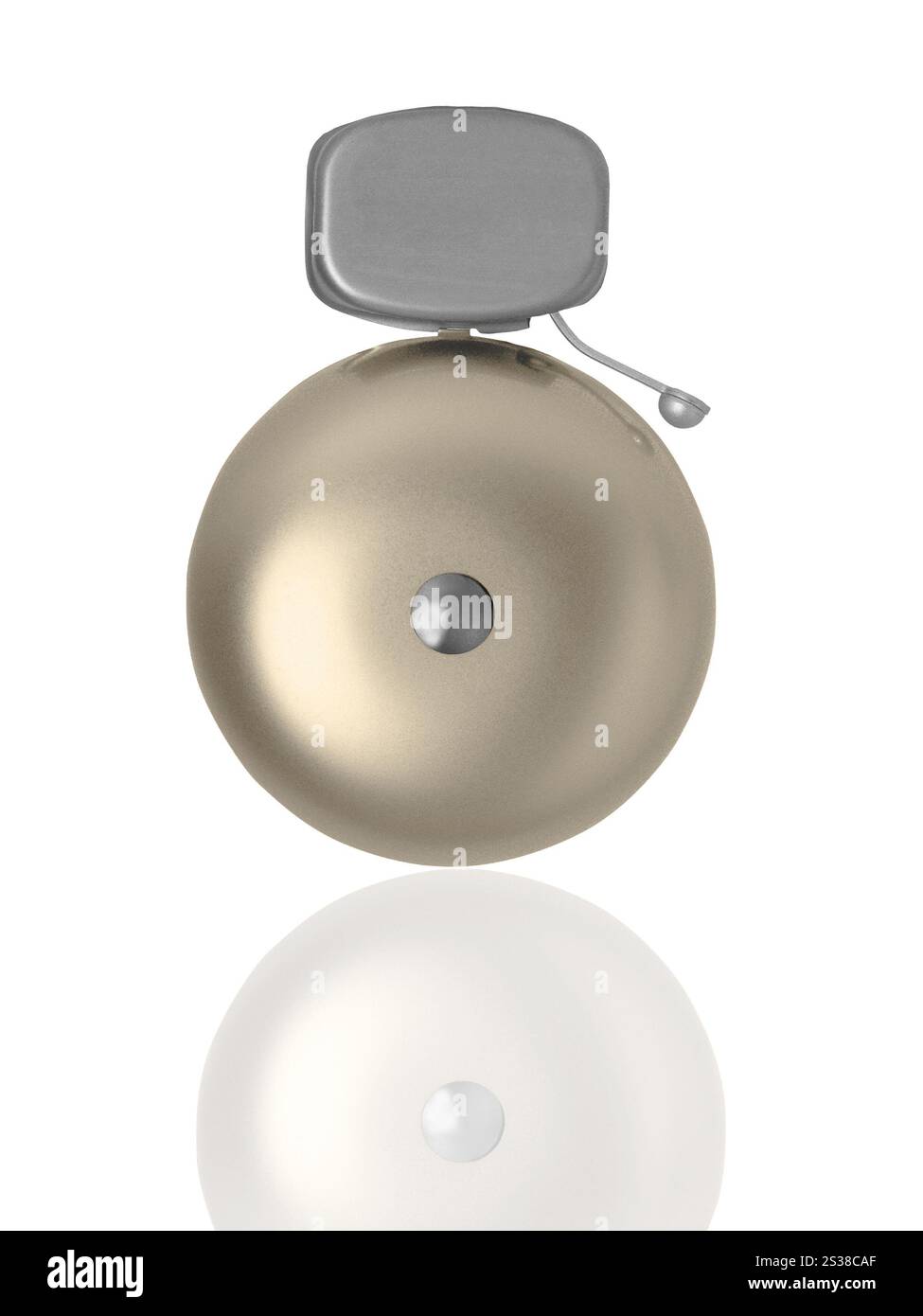 Alarm bell isolated on white. Alarm bell Stock Photo - Alamy