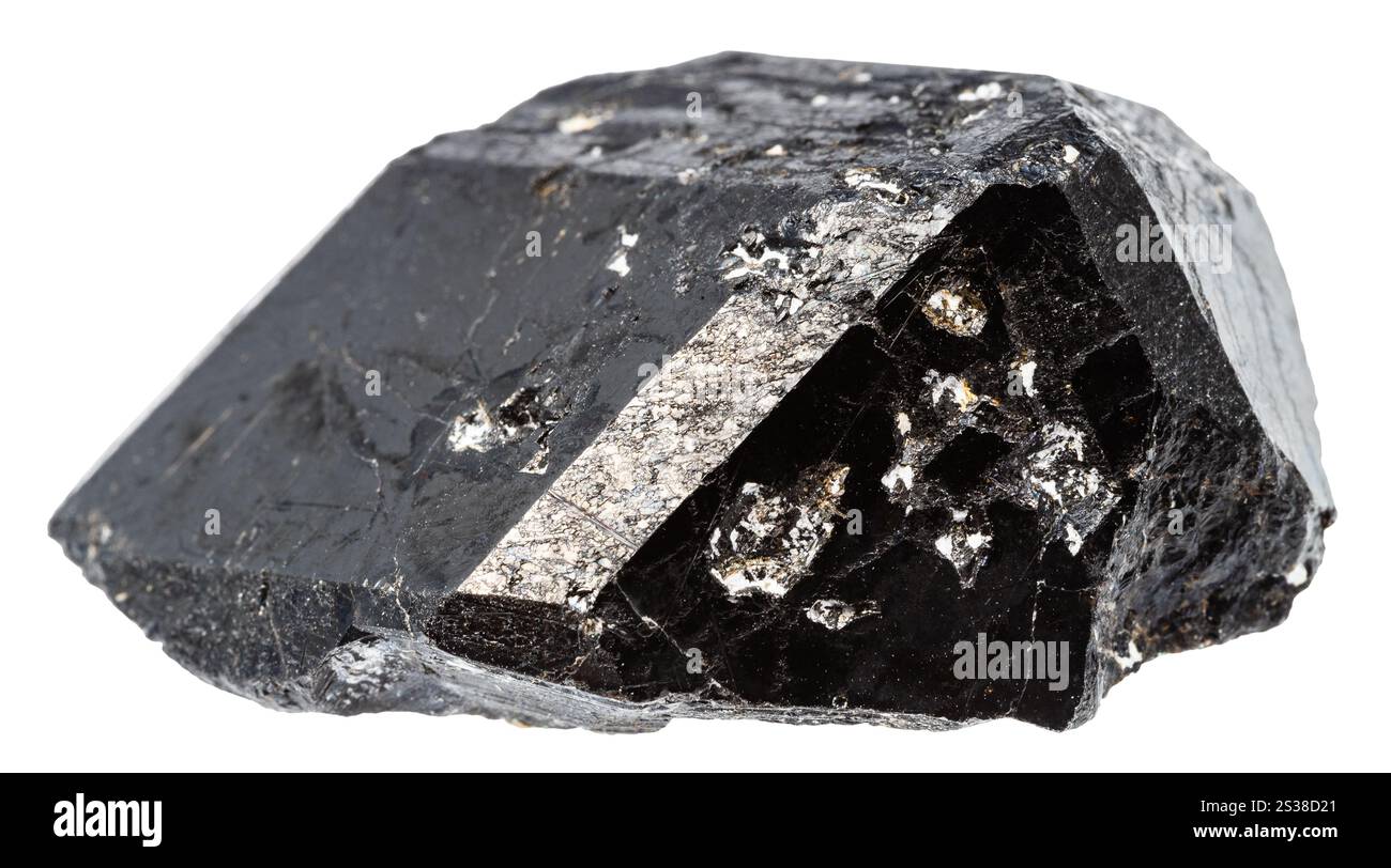 close up of sample of natural stone from geological collection - raw ...