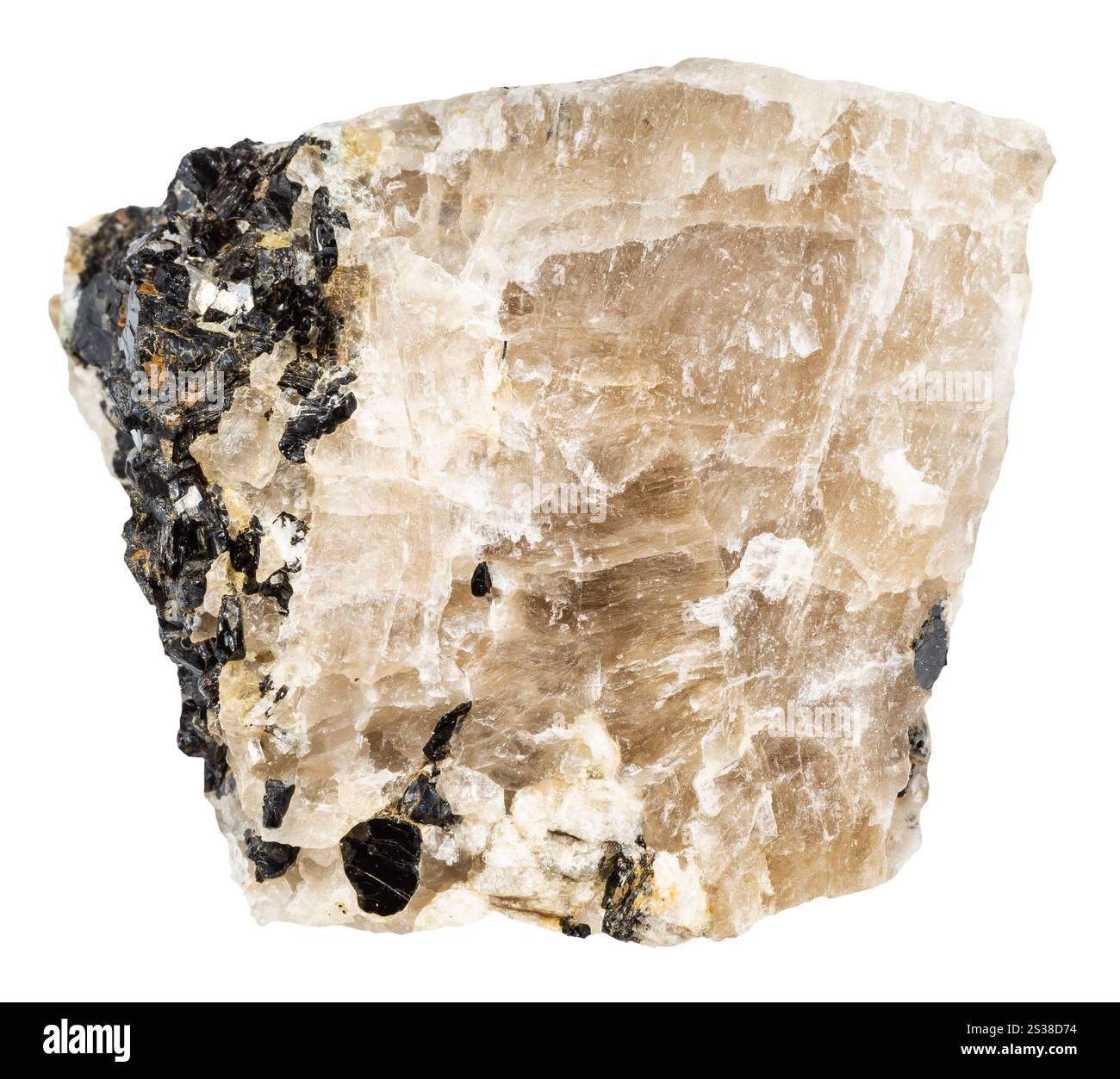 close up of sample of natural stone from geological collection ...