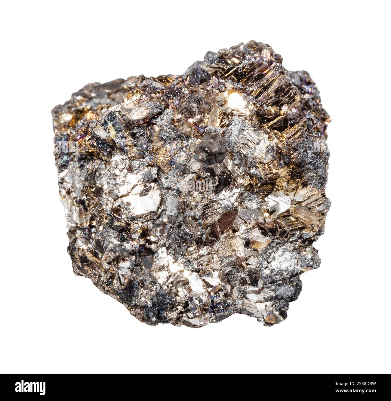 close up of sample of natural stone from geological collection - rough ...