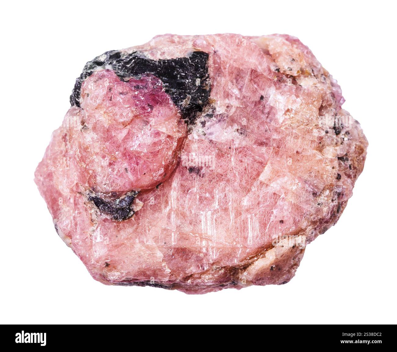 close up of sample of natural stone from geological collection ...