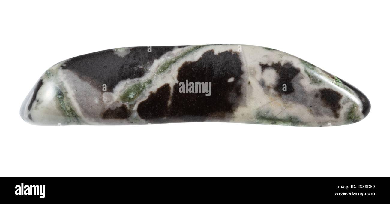 close up of sample of natural stone from geological collection ...