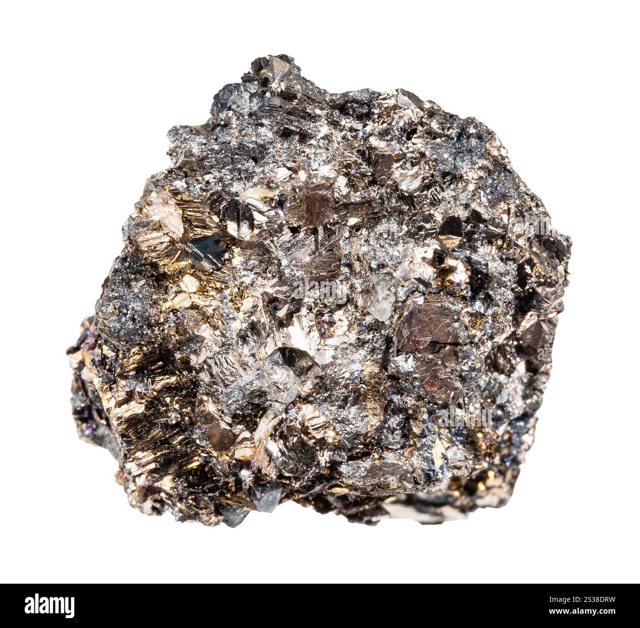 close up of sample of natural stone from geological collection - raw ...