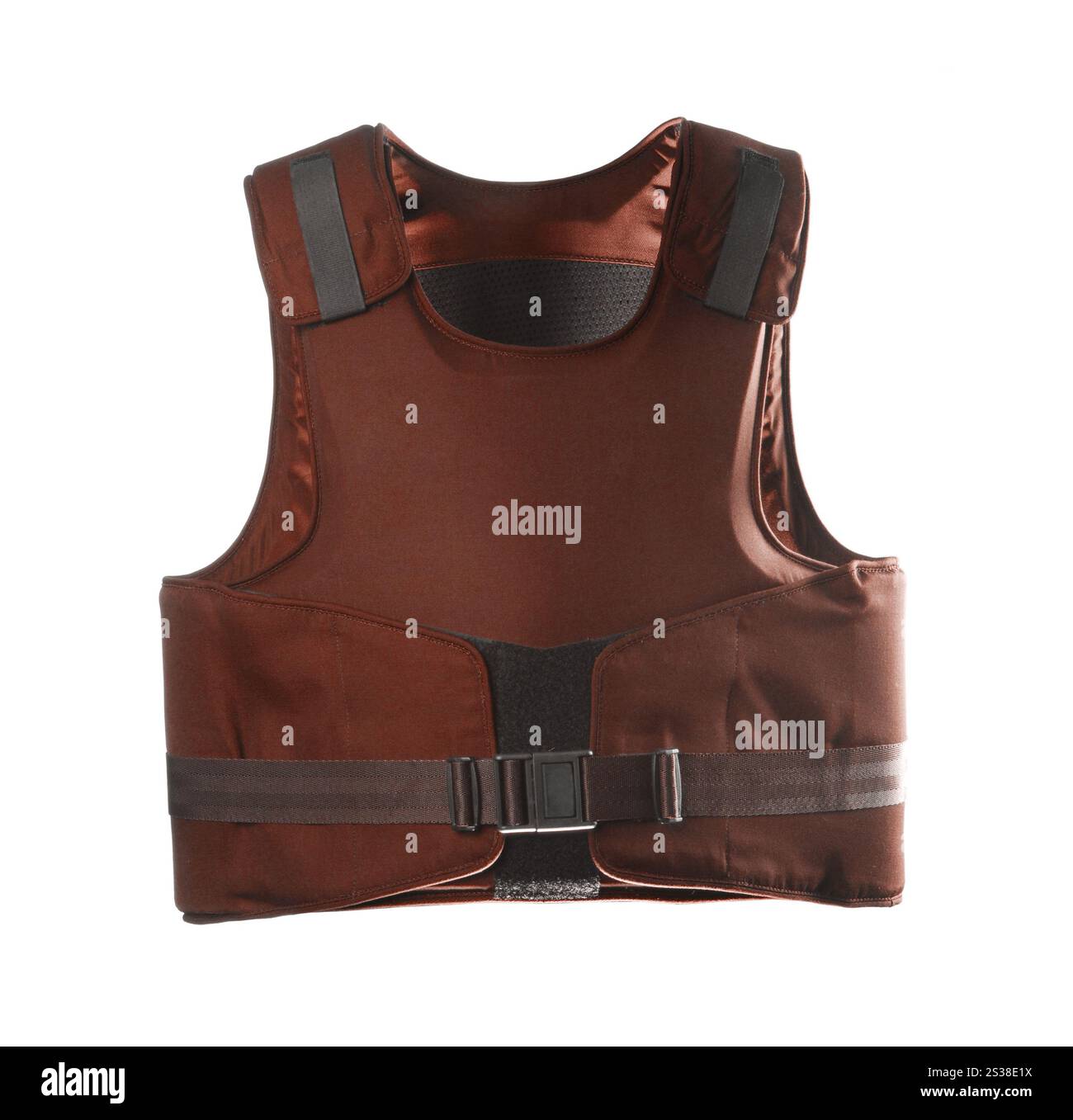 Green Bulletproof vest isolated on white background. Green Bulletproof ...